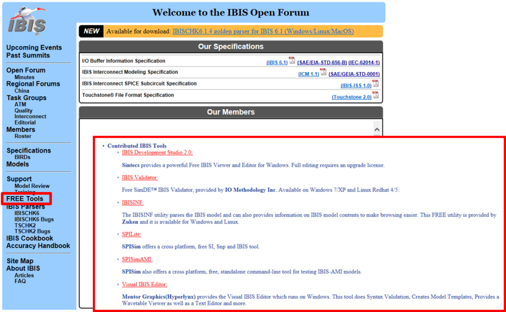 IBISモデルを用いた解析フロー | EDAモデル専門委員会